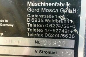 EAM Mosca ROM Automatic Strapping Machine For Sale - (856) 217-3488