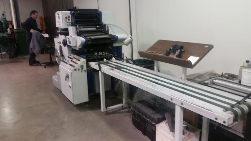 Diamond P7-13 Two Color Envelope Press For Sale - (856) 217.3488