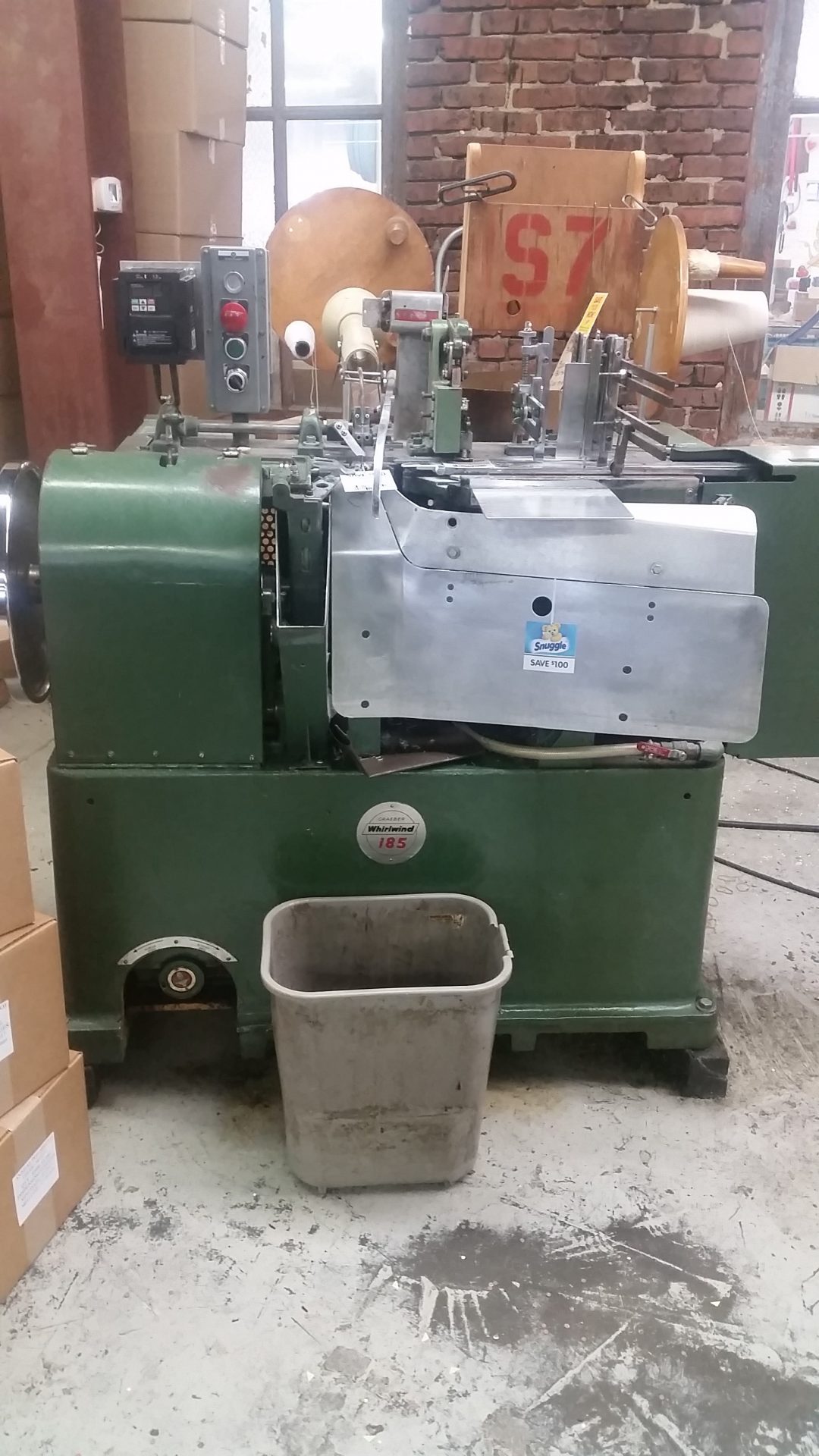 Graeber Whirlwind 185 Hang Tag Stringing Machine - Press Perfection ...