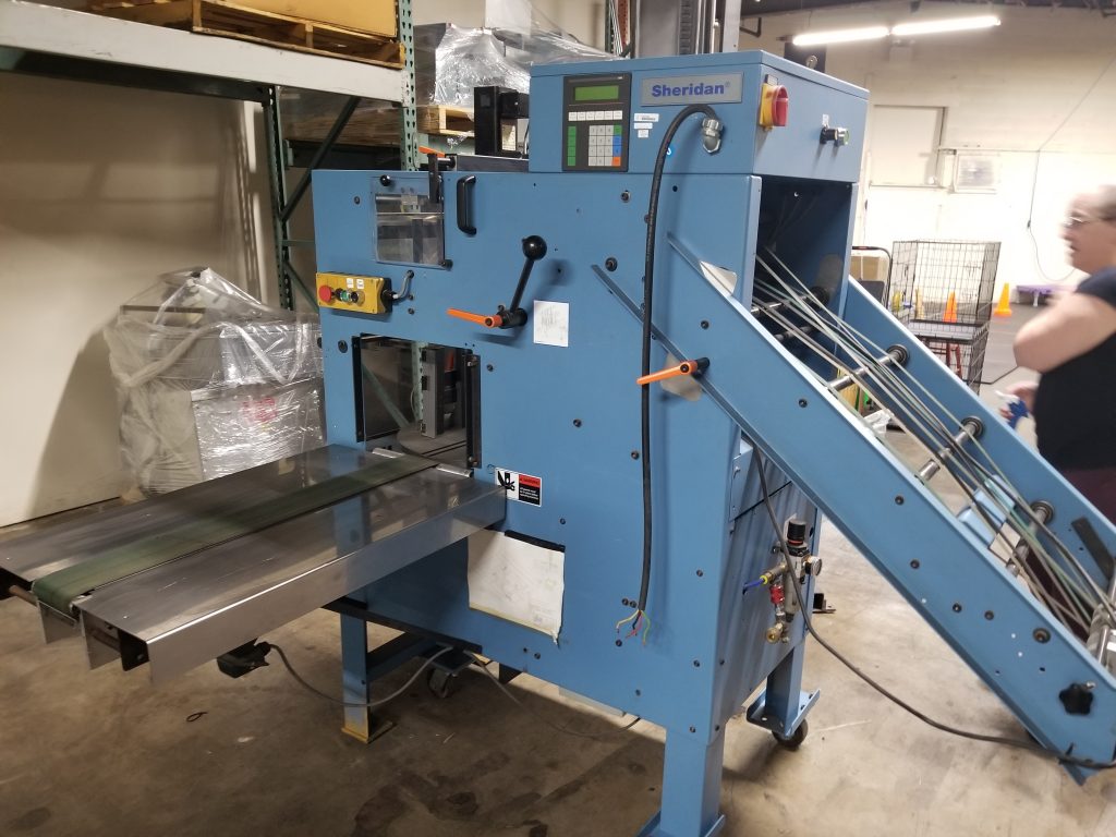 1995 Rima RS-10S 9 1/4″ Drop Bindery Stacker For Sale